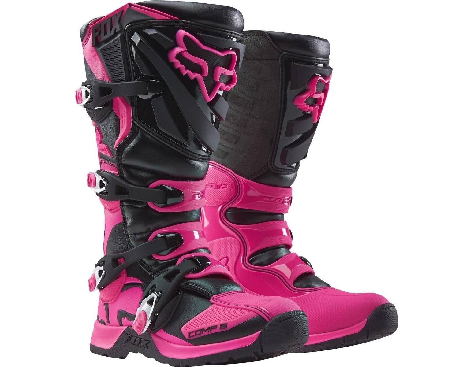Buty FOX Comp 5 black/pink women - motocyklepitbike.pl